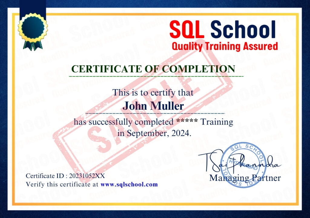 Postgresqldba Training Sql School