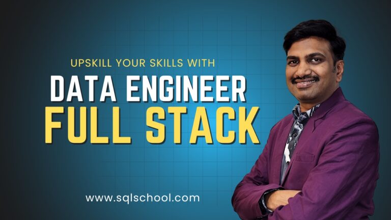 Data Engineer Full Stack Training Sql School 9683
